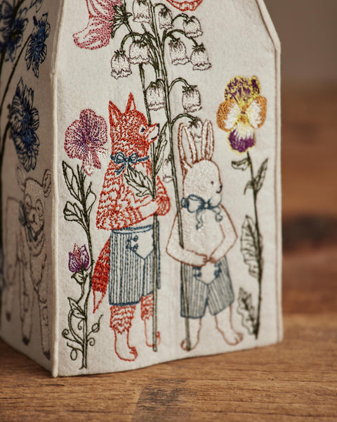 Spring Parade Tissue Box Cover | Coral & Tusk