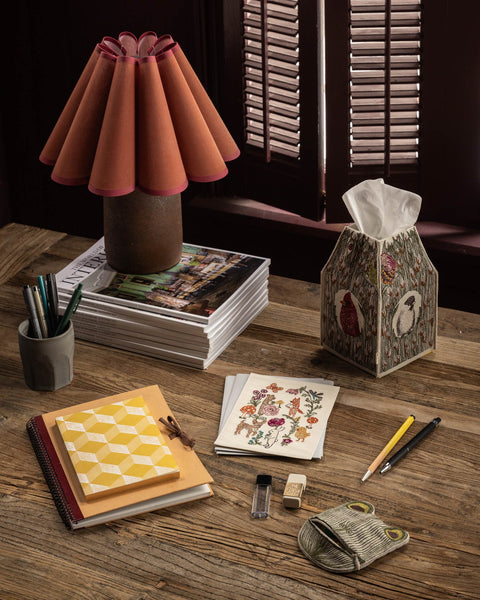 Birdhouse Tissue Box Cover | Coral & Tusk