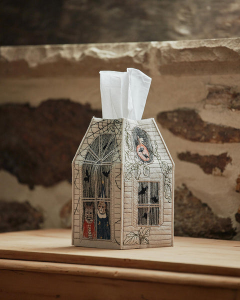 Haunted House Tissue Box Cover | Coral & Tusk