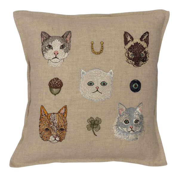 Charming Cats Pillow | Coral & Tusk