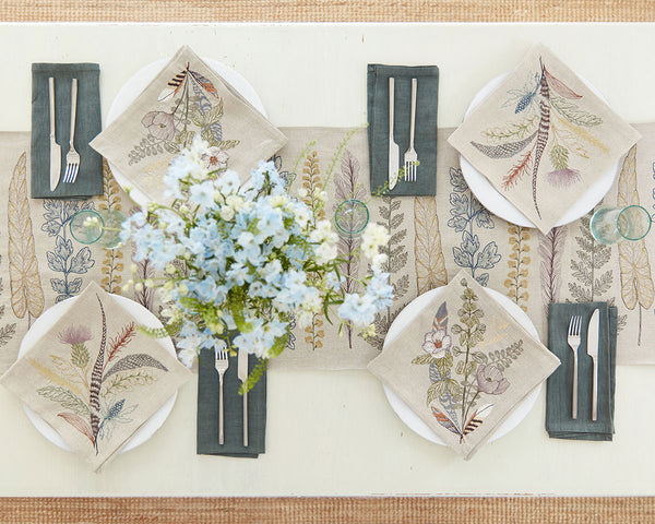 Plants Table Runner | Coral & Tusk