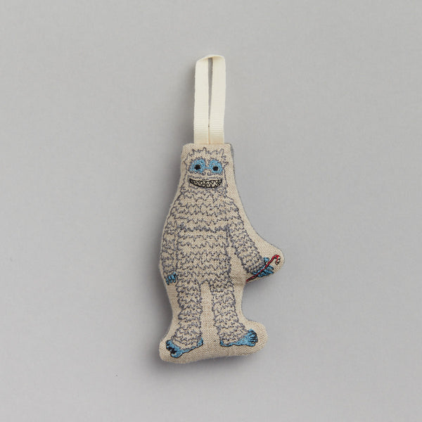 Yeti with Candy Cane Ornament | Coral & Tusk