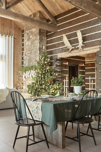 Christmas Tree Trimmers Table Runner | Coral & Tusk