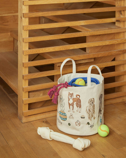Dog Toy Bucket | Coral & Tusk