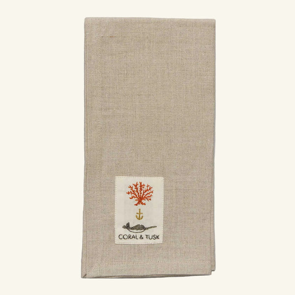 Blue Jay Feather Dinner Napkin | Coral & Tusk